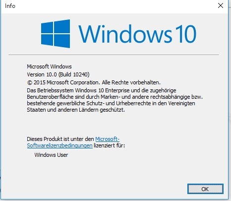 Windows 10 Build 21H1 (Build 19043) : aktuelle Version anzeigen
